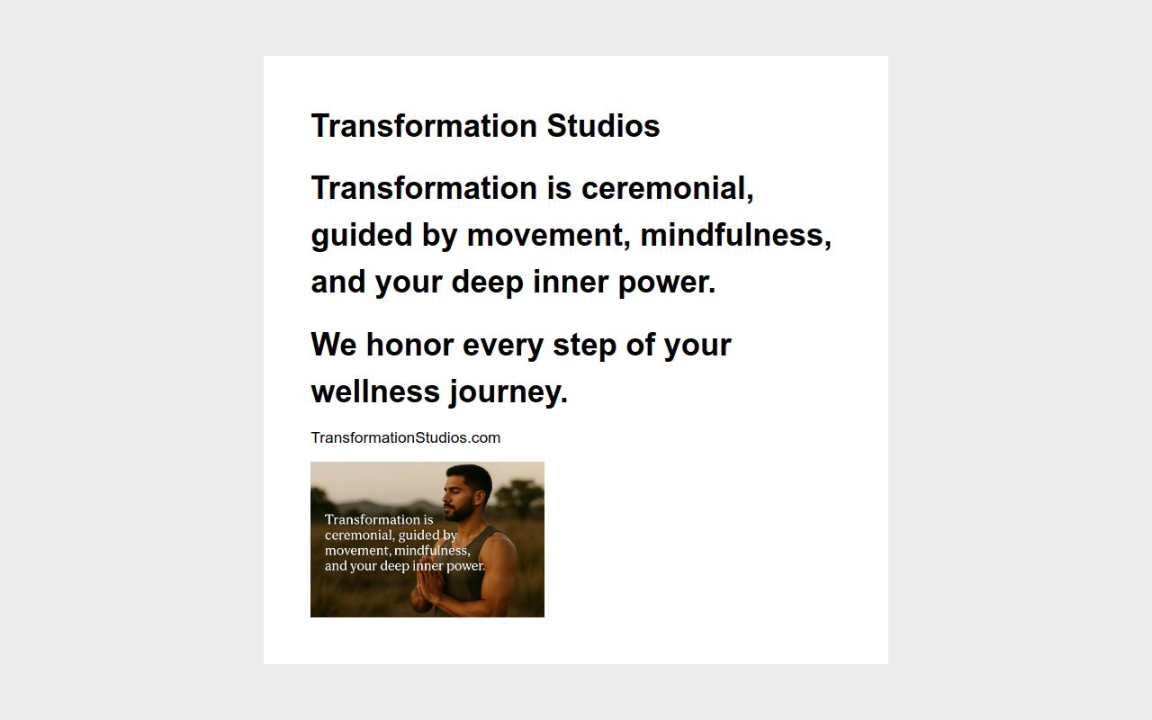 Transformation Studios